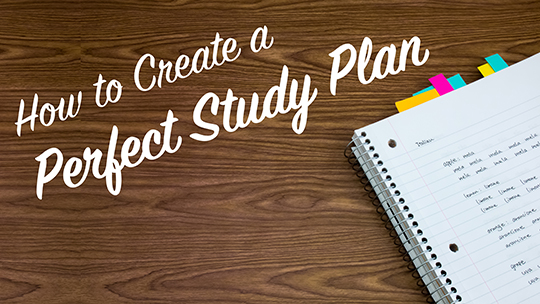 How to Create a Perfect Study Plan | Essential Education